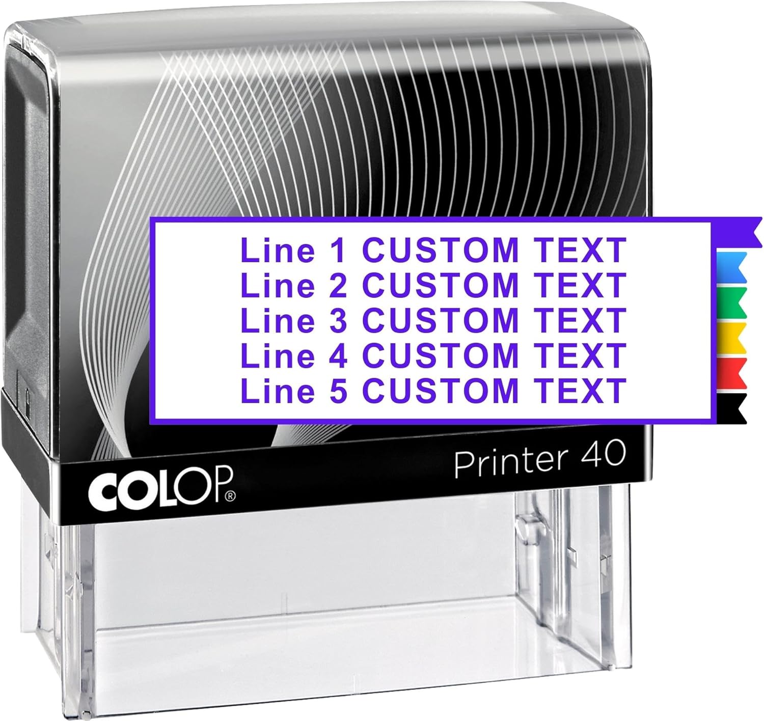 Amazon.com : StampBee Large size Custom Stamp - Up to 5 Lines of ...