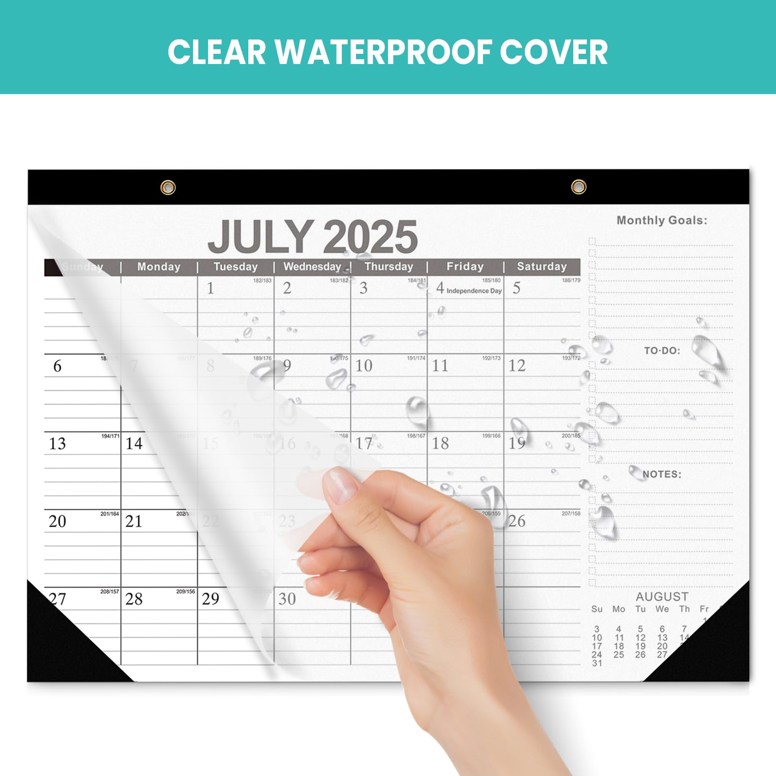 Snapklik.com : Comix 2025-2026 Black & White Desk Calendar - 18 Month ...
