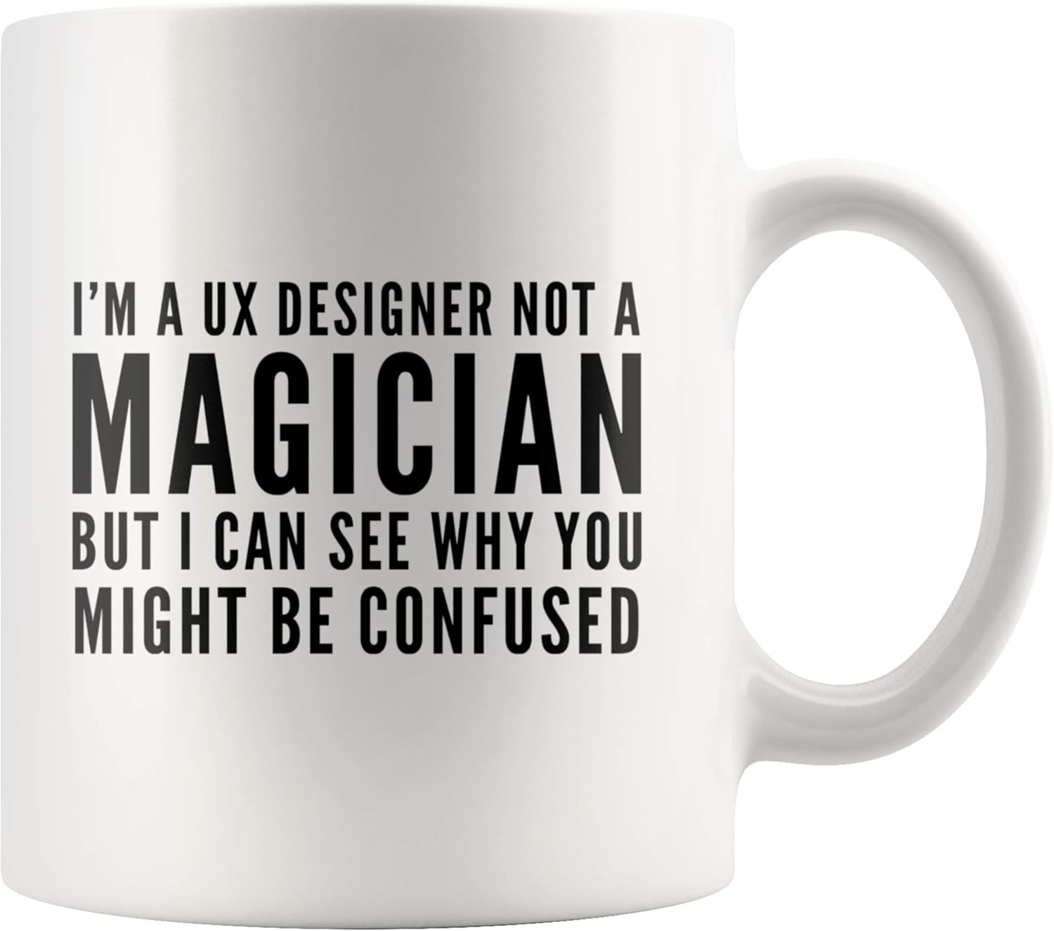 Amazon.com: Panvola UX Designer Mug - I'm A UX Designer Not A Magician ...