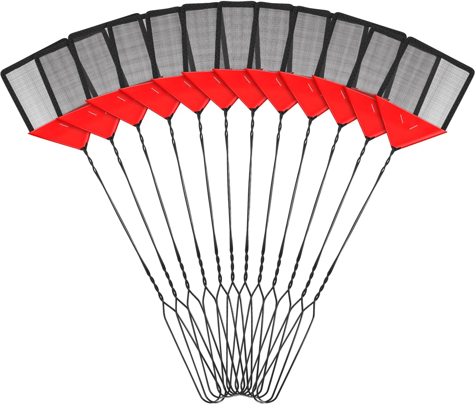 Amazon.com: Kritkin 12 Pcs 21.7 x 4.3 Wire Mesh Fly Swatter with Metal ...
