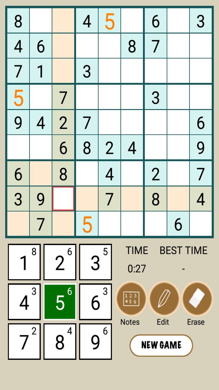 Sudoku Puzzle - App on Amazon Appstore