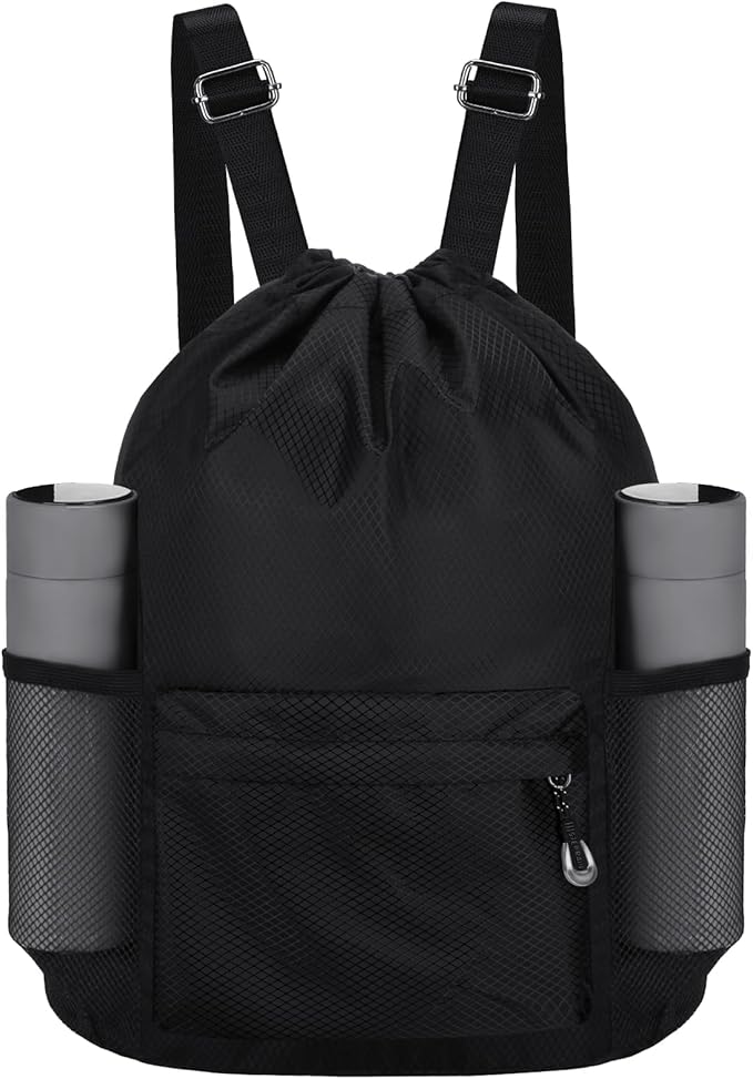 Amazon.com | NATURAL STYLE Waterproof Drawstring Bag, Lightweight ...