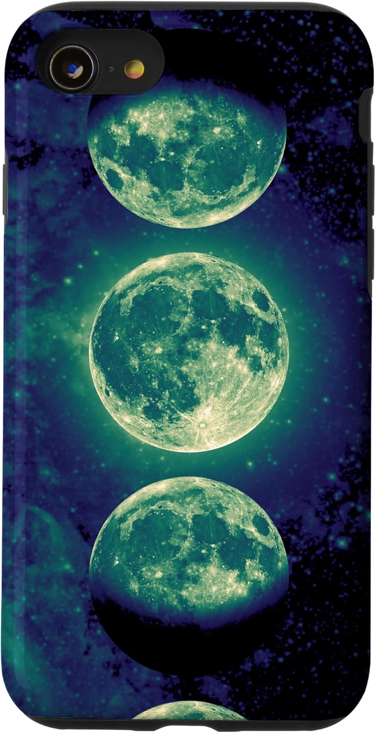 Amazon.co.jp: iPhone SE (2020) / 7 / 8 Mysterious Moon - Night Sky ...