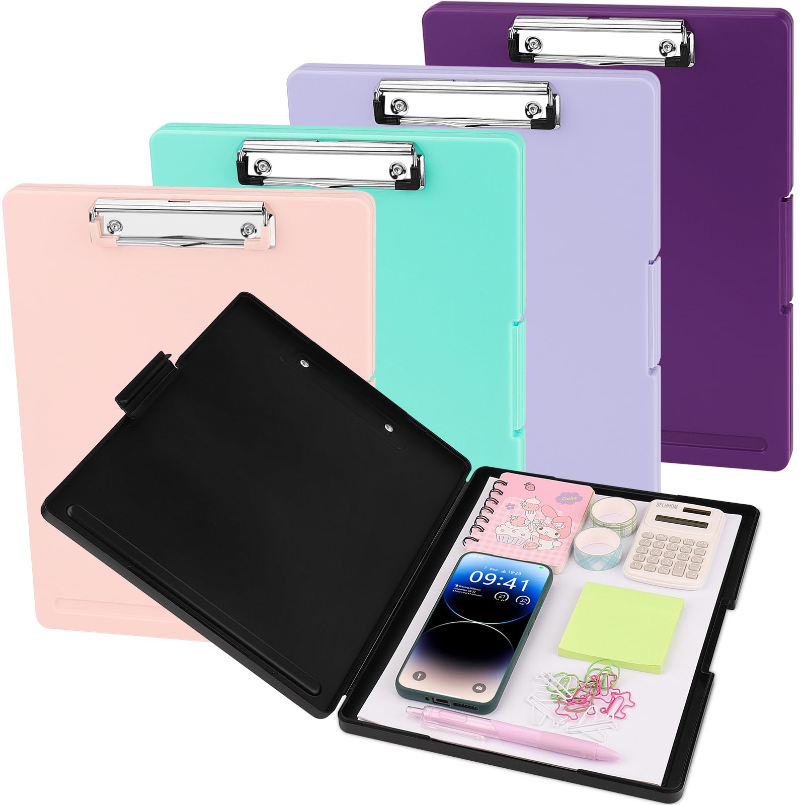 Clipboards with Storage,High Capacity Nursing Clipboard,Plastic Storage ...
