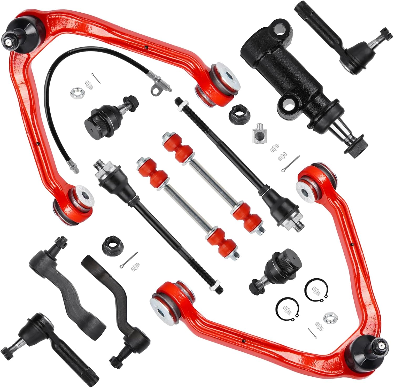 Amazon.com: Front Upper Control Arm Suspension Kit for Chevy Silverado ...