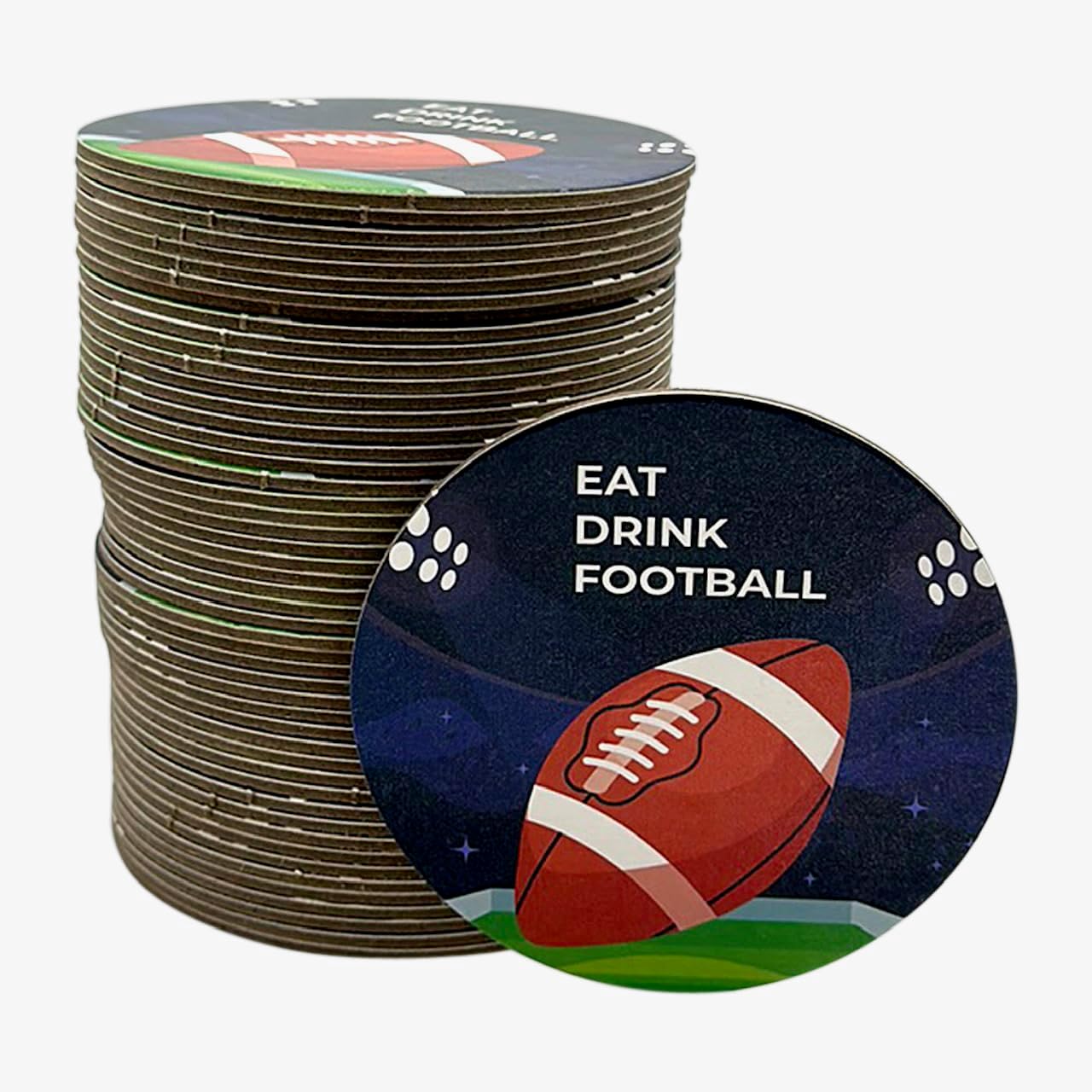 Amazon.com: Juvale 150 Pack White Paper Drink Coasters - 4 Inch ...