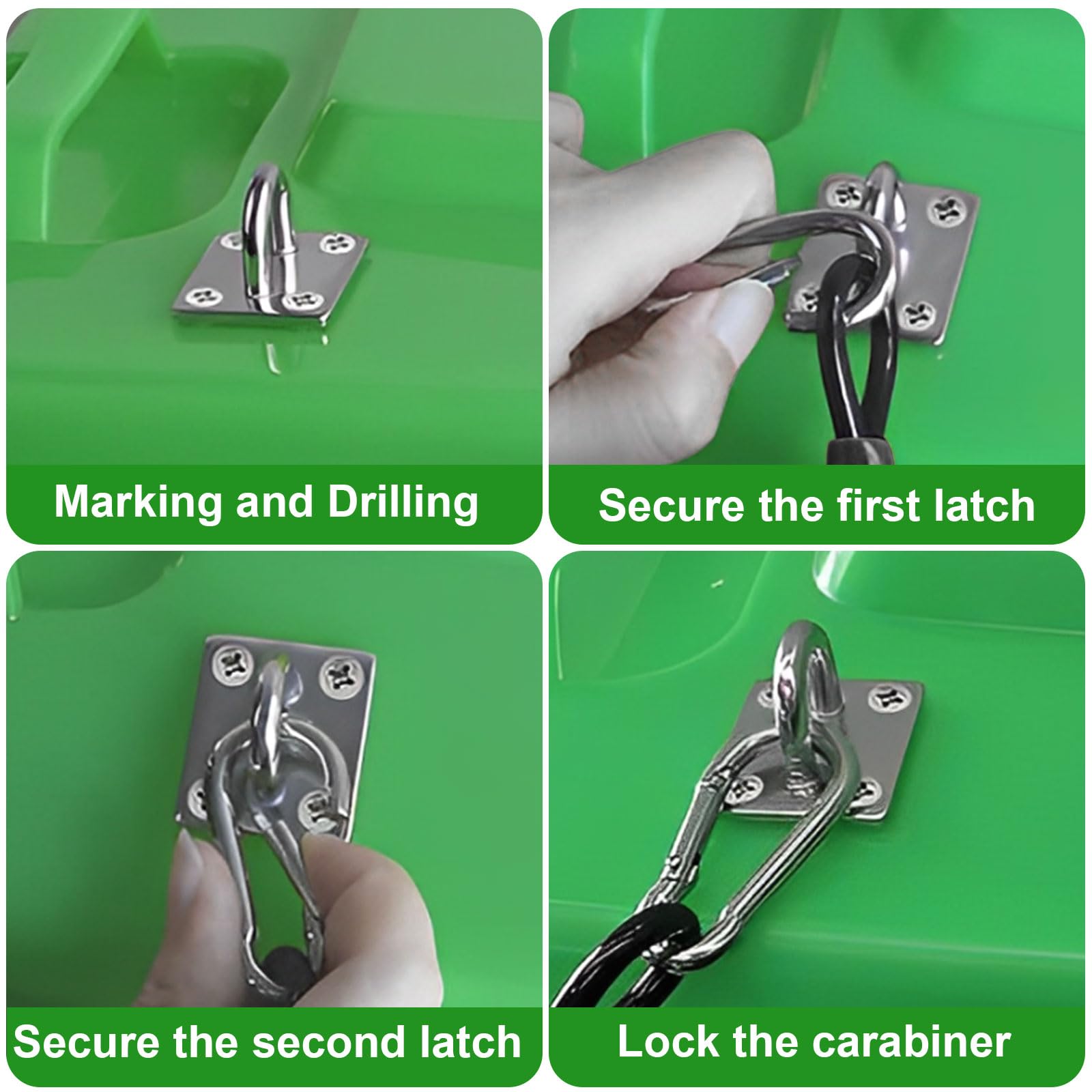 Snapklik.com : 2 Pack Trash Can Lock For Animals, Raccoon Bear Proof ...