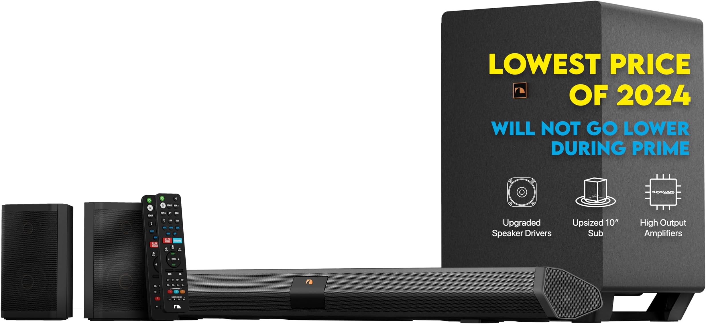 Amazon.com: Polk Audio True Surround III 5.1 Channel Wireless Surround ...