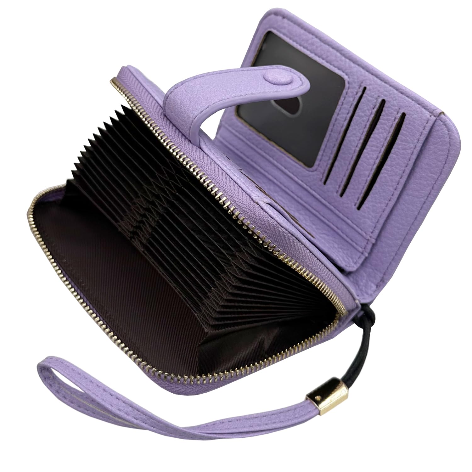 Amazon.com: YUHAN PRETTY RFID Blocking Credit Card Holder Wallets for ...