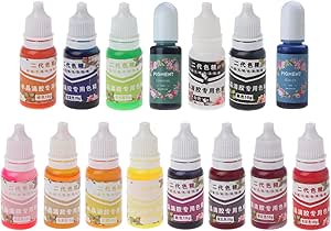 Amazon.com: DIIOOMIEEU Epoxy Resin Colorant - 15 Colors Pigment ...