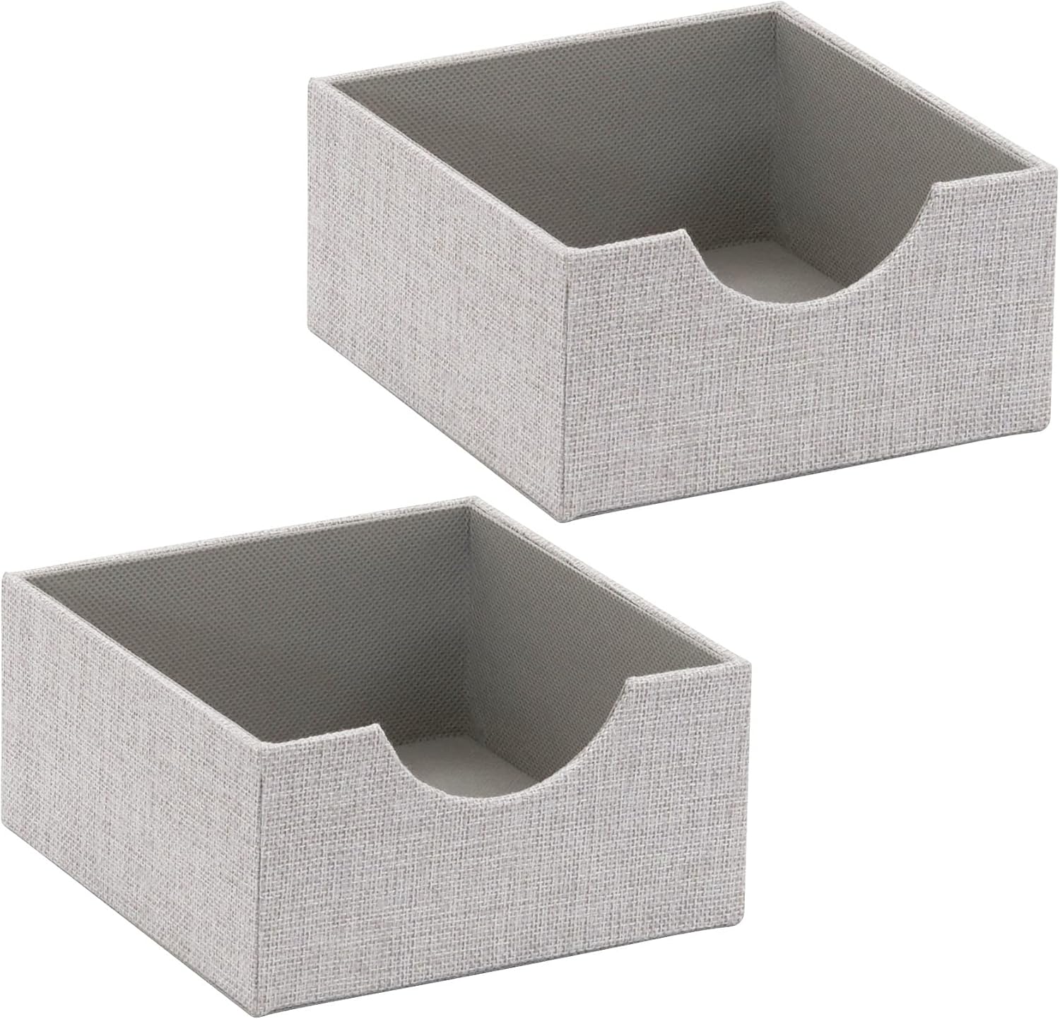 Amazon.com: Household Essentials Square Organizer Tray 2 Pack, Small ...