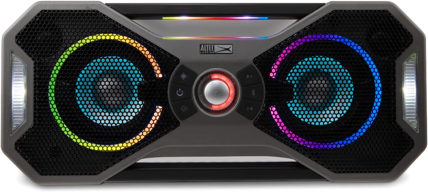 Amazon.com: Altec Lansing Mix 2.0 - Waterproof Bluetooth Speaker with ...