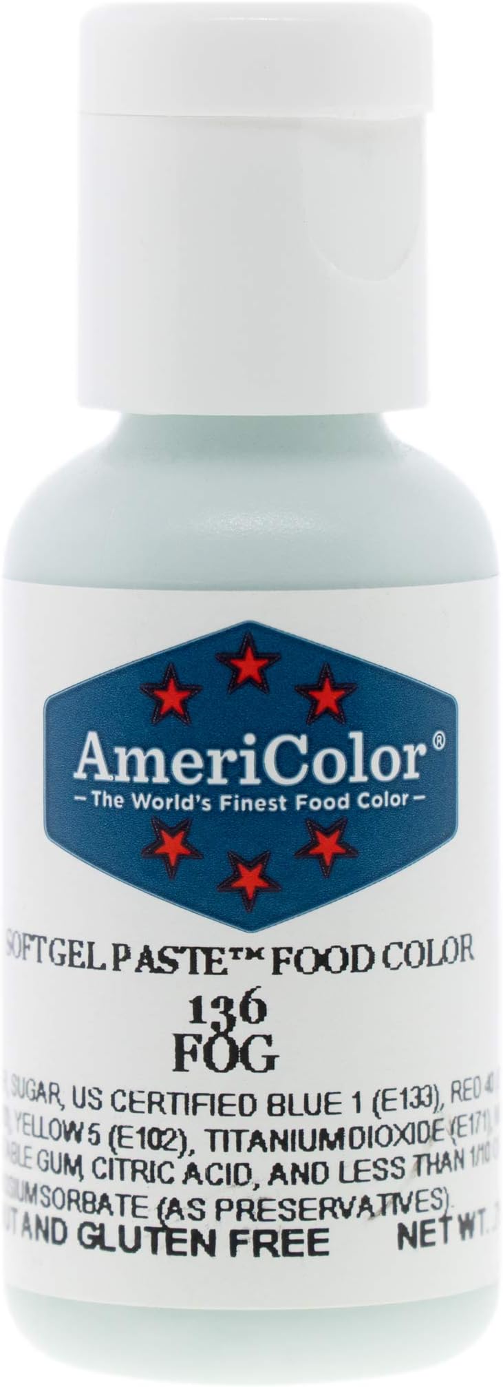 Amazon.com : AmeriColor, Stone, 0.75 Ounce Bottle, Soft Gel Paste Food ...