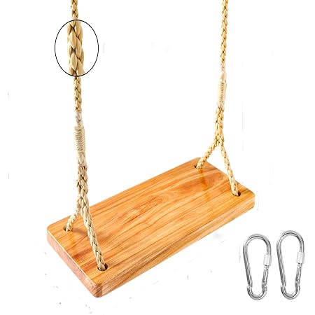 Amazon.com: Tree Swing Seat Hanging Wooden Tree Swings for Children ...