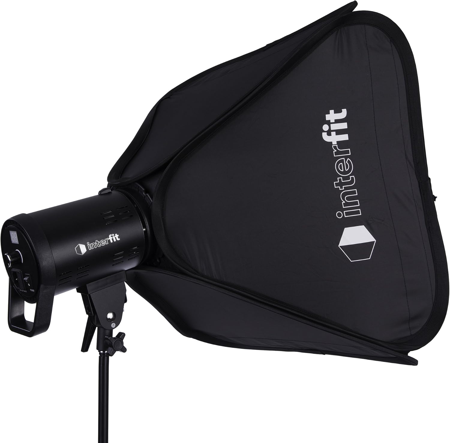 Interfit 100W Dimmable High Power Daylight LED Monolight & Softbox ...