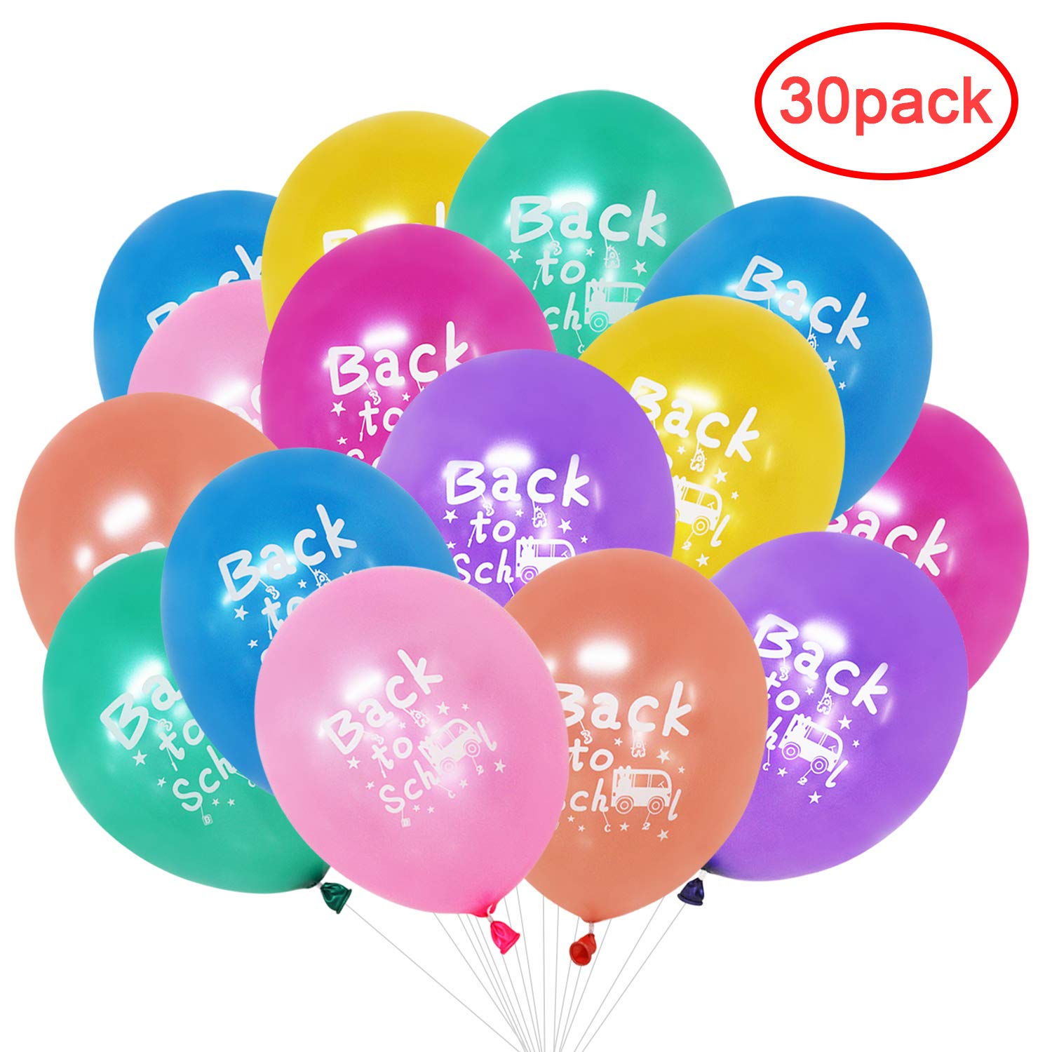 Buy 30PCS Back To School Balloons For First Day Of School Decorations