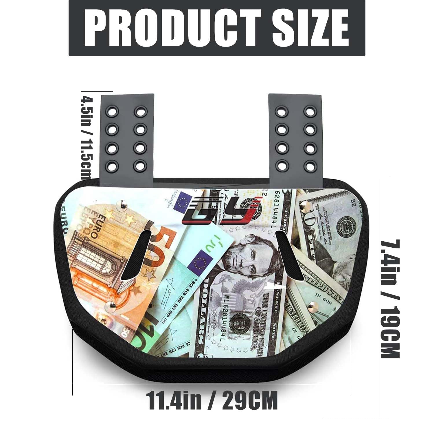 Snapklik.com : GY Football Back Plate Professional Adultsyouth Football ...