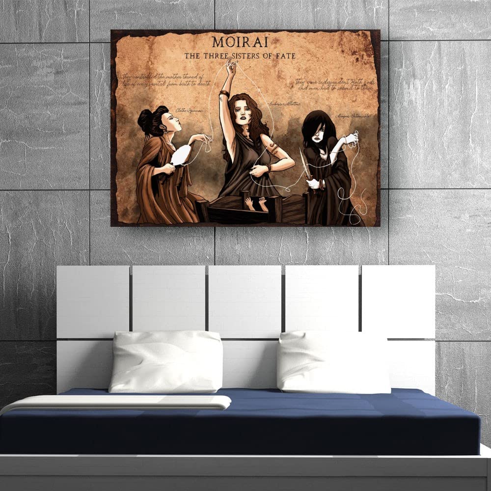 The Fates Greek Mythology Paintings