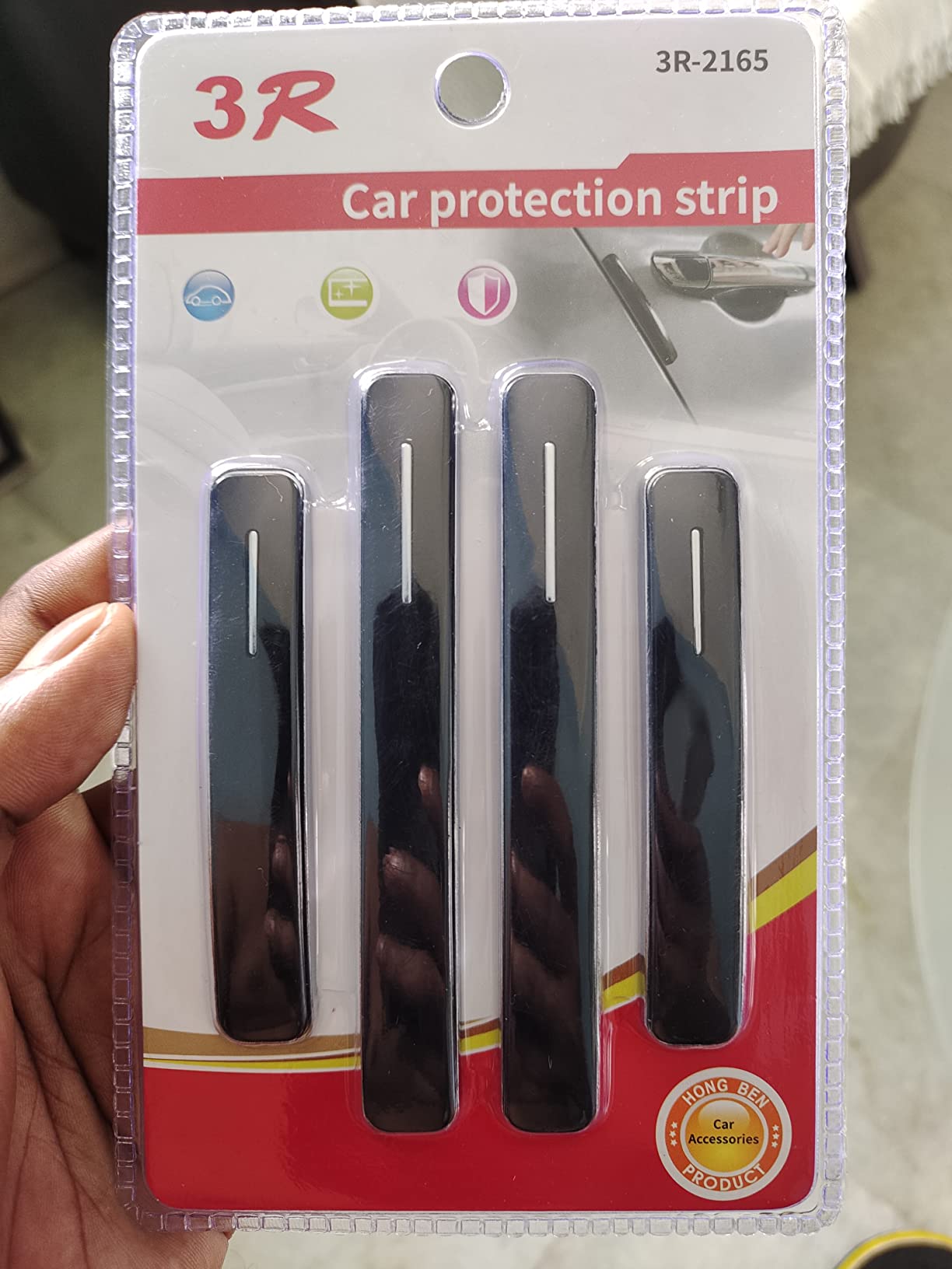 CarOxygen - 3R-2165 Car Door Anti-Collision Strip Sticker Door Edge ...