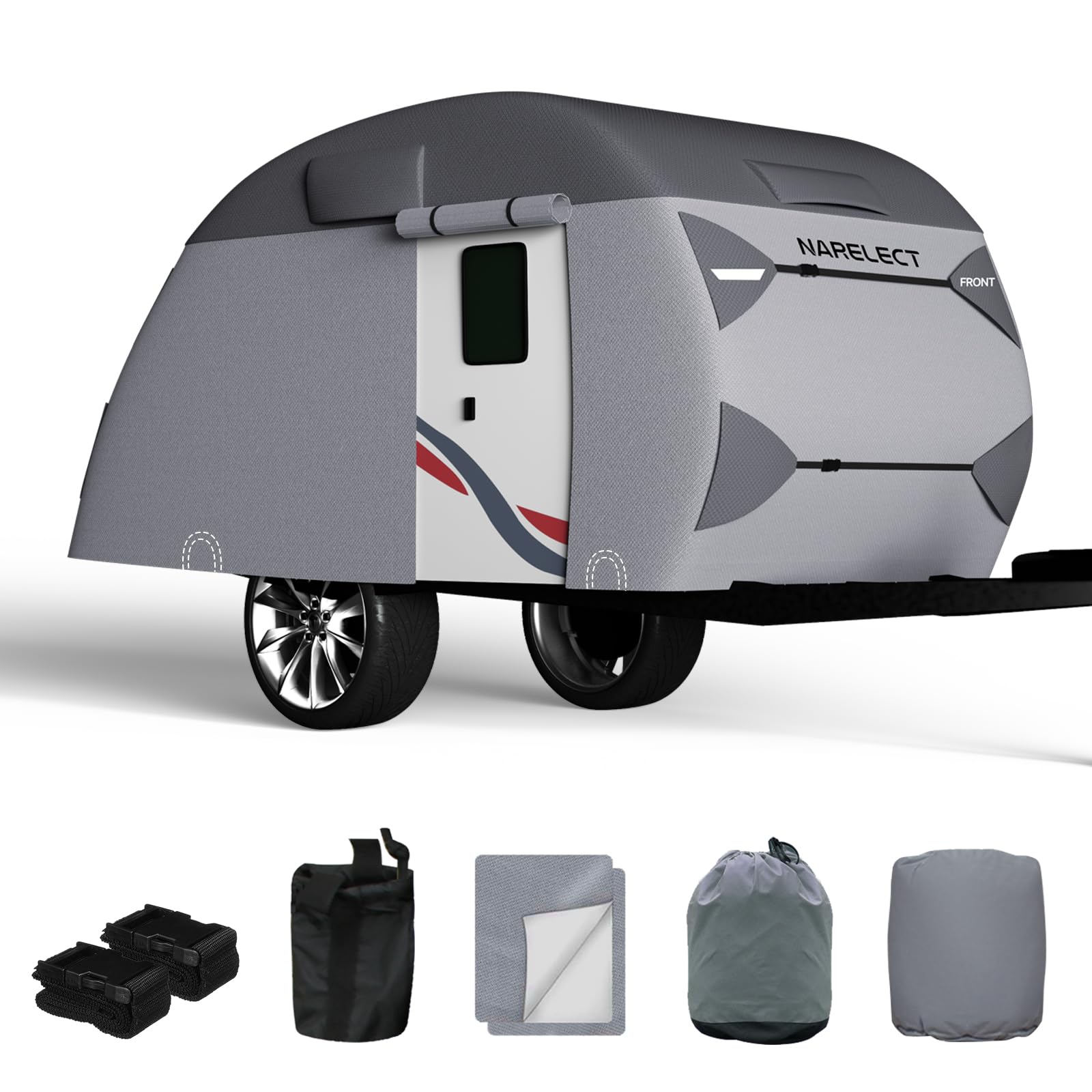 Amazon.com: Teardrop Travel Trailer Cover Fits 8'-10' Trailers, 7 ...