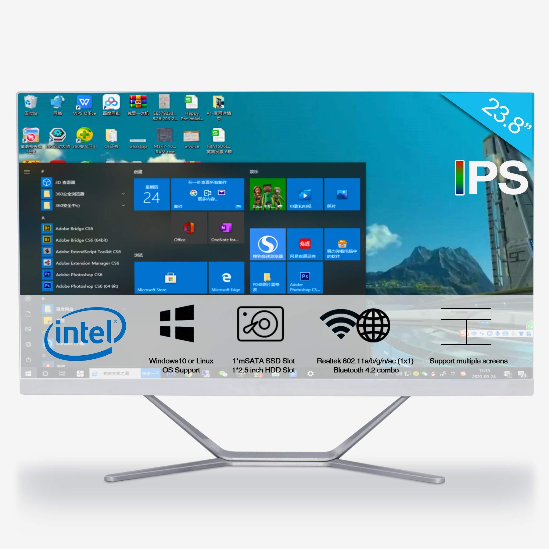 Buy 23.8" Full HD All-in-One Desktop PC, Core i7 4500U 8GB RAM, 1TB SSD ...