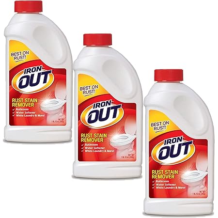 Amazon.com: IRON OUT IO30N Rust Stain Remover Powder, 1 lb 12 oz Bottle ...
