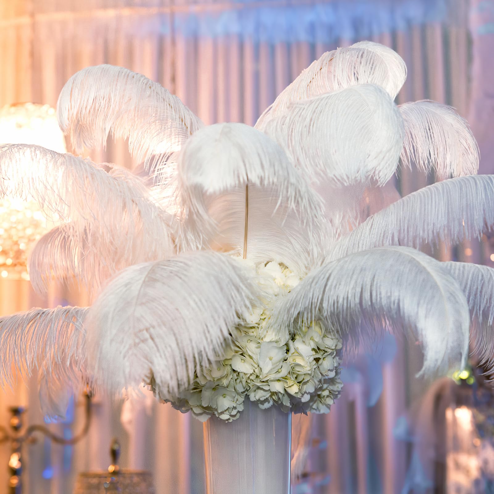 White feather arrangements online