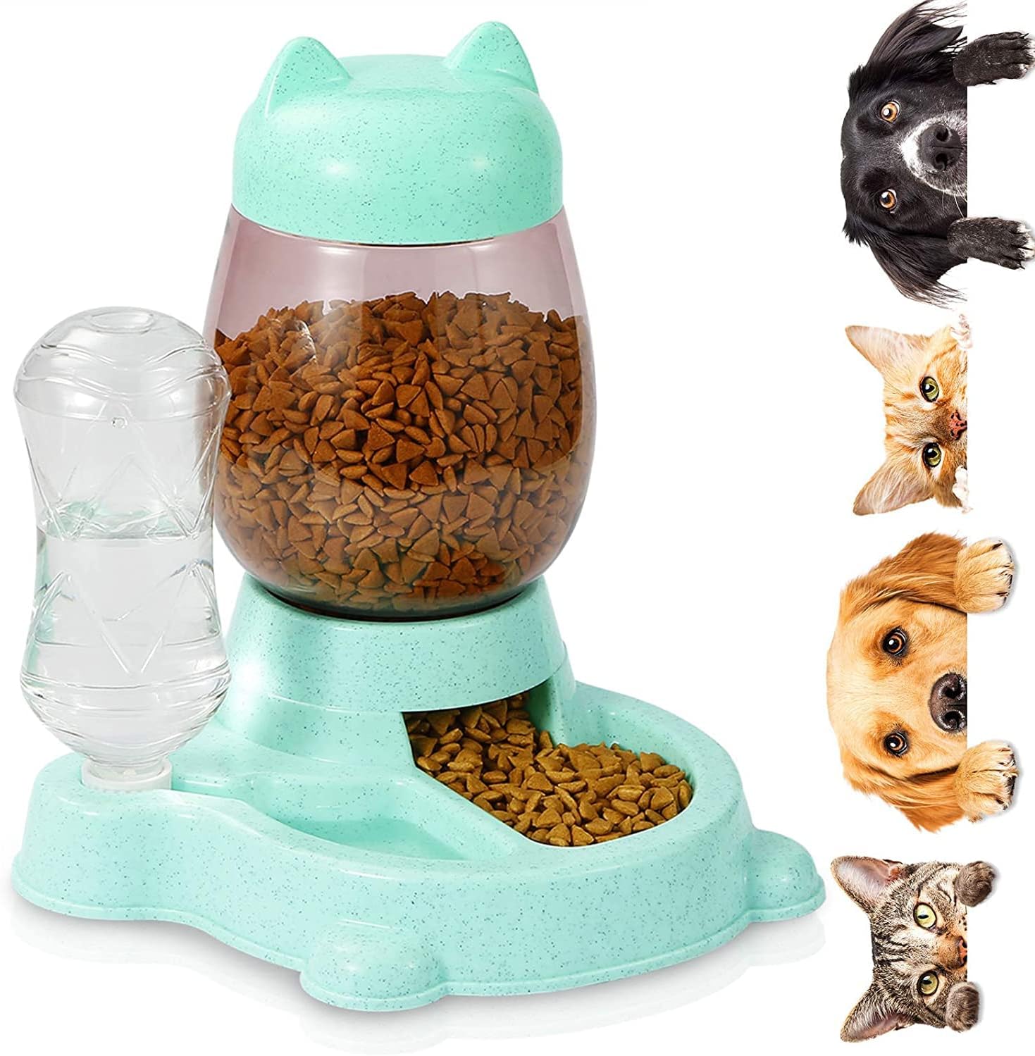 Pet Supplies : Erebus Dog Automatic Feeder,Food Feeder & Water ...