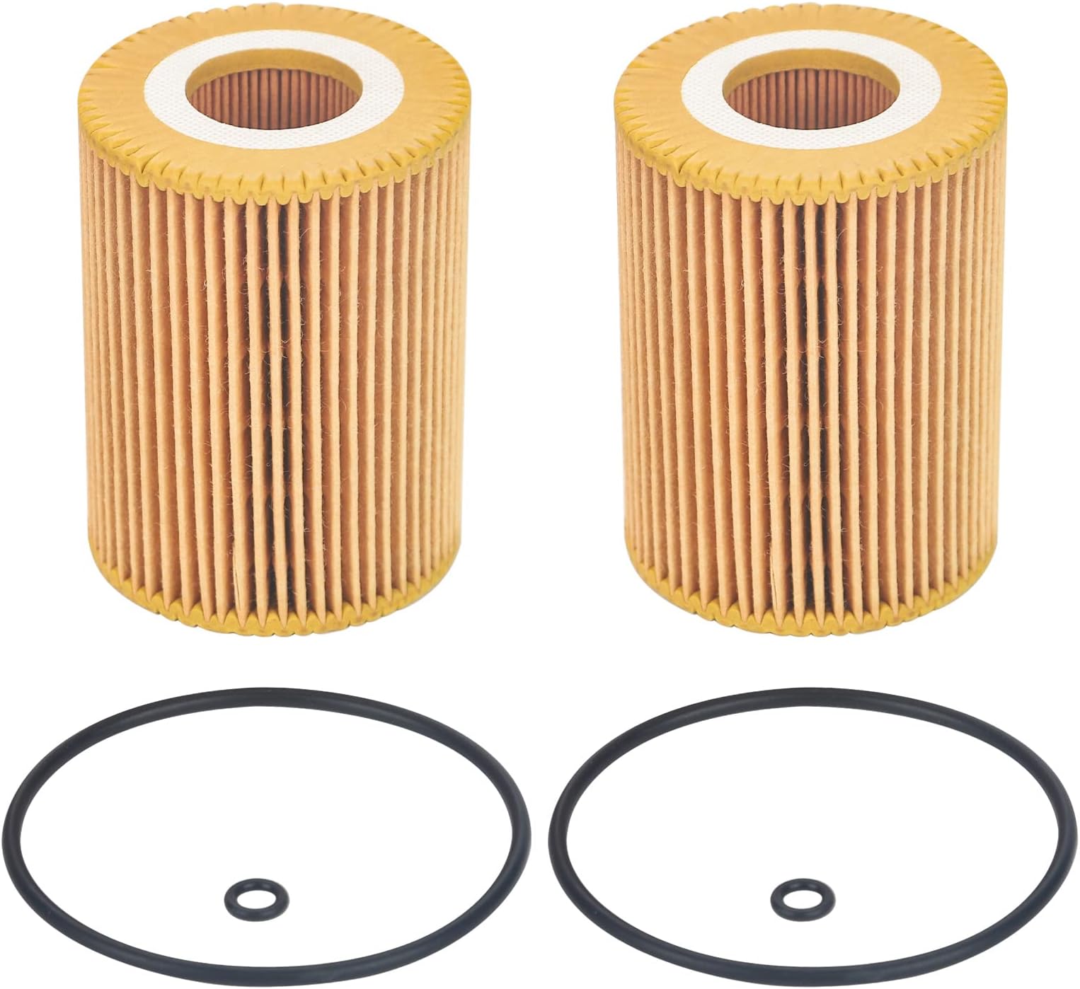 Amazon.com: 2Pcs Oil Filter Compatible With Mercedes-Benz Freightliner ...