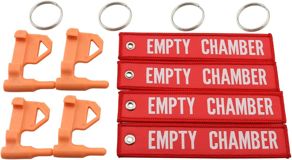 Amazon.com : Safety Flag ZCZQC 4pcs Orange AR15 Safety Flags with 4pcs ...