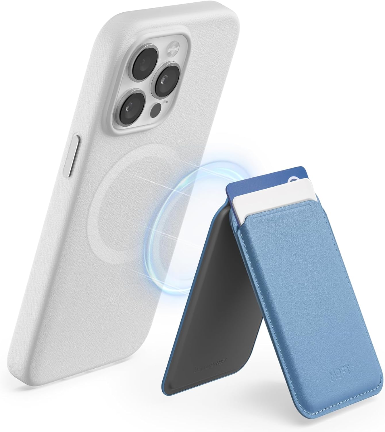 Amazon.com: MOFT MagSafe Wallet, Card Holder Fit 1-2 Cards, Strong ...