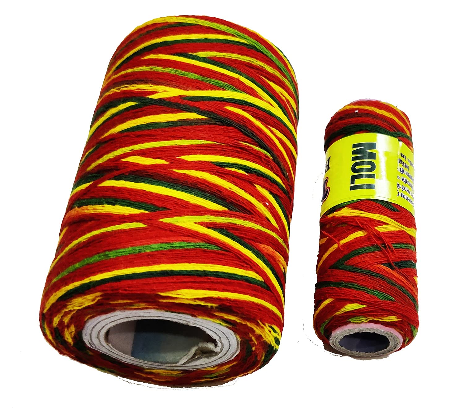 BITONA® Two reels (big and Small) Multi colour Hindu Religious Mouli ...