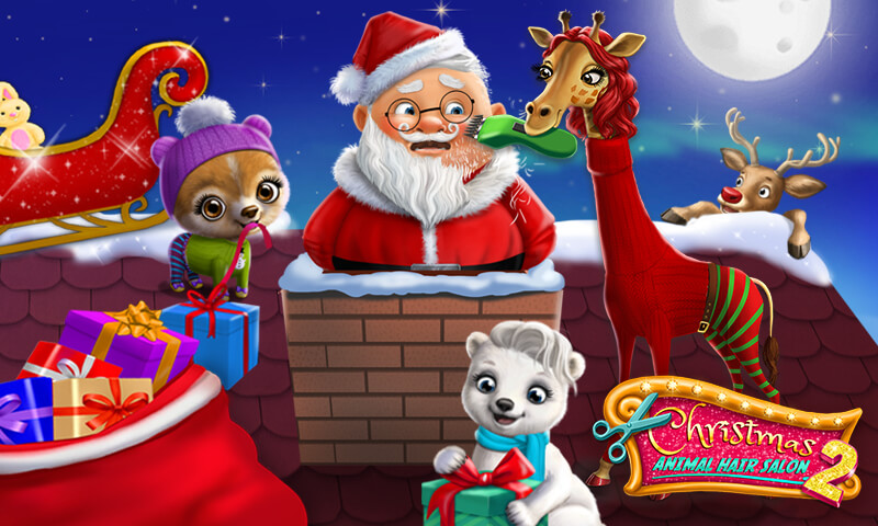 Christmas Animal Hair Salon 2 Crazy Santa Makeover - App on Amazon Appstore