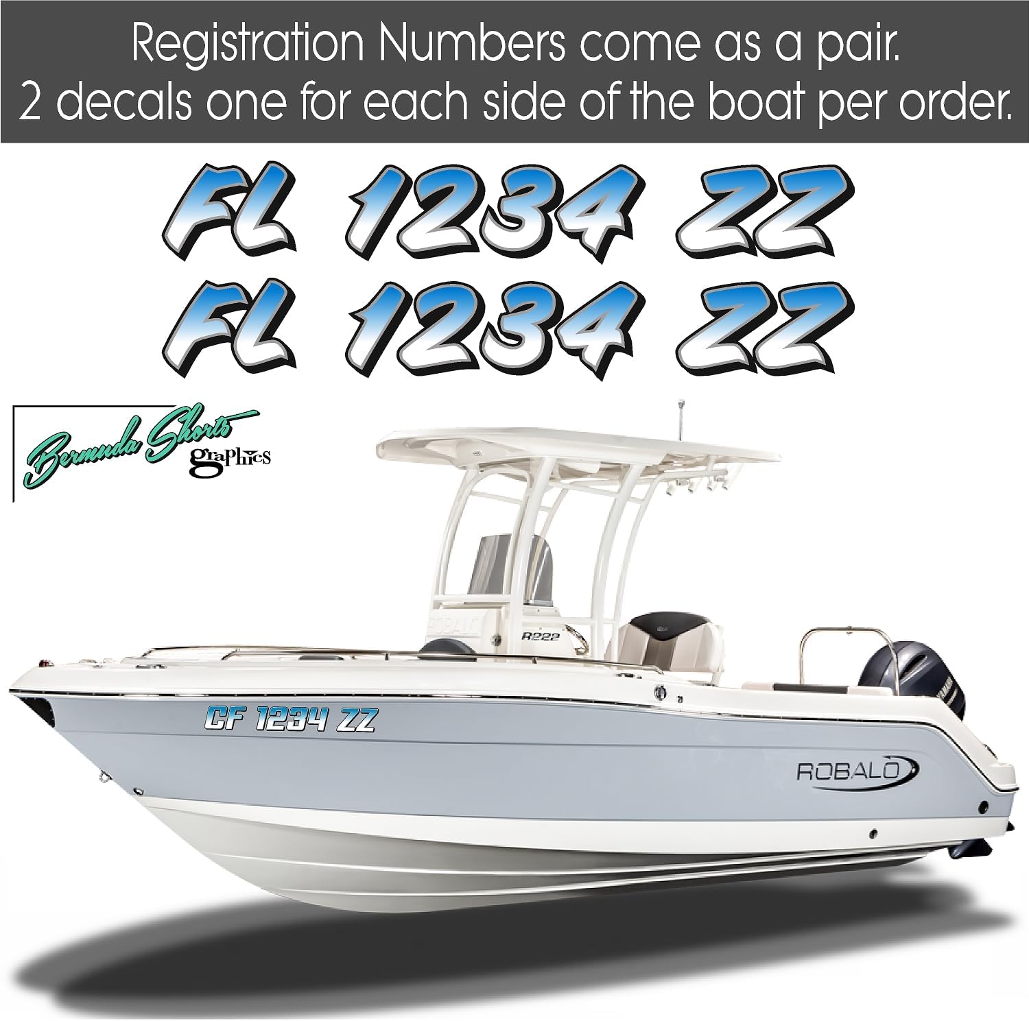 Custom Boat Number Plates Custom Snowmobile Registration ID Numbers ...