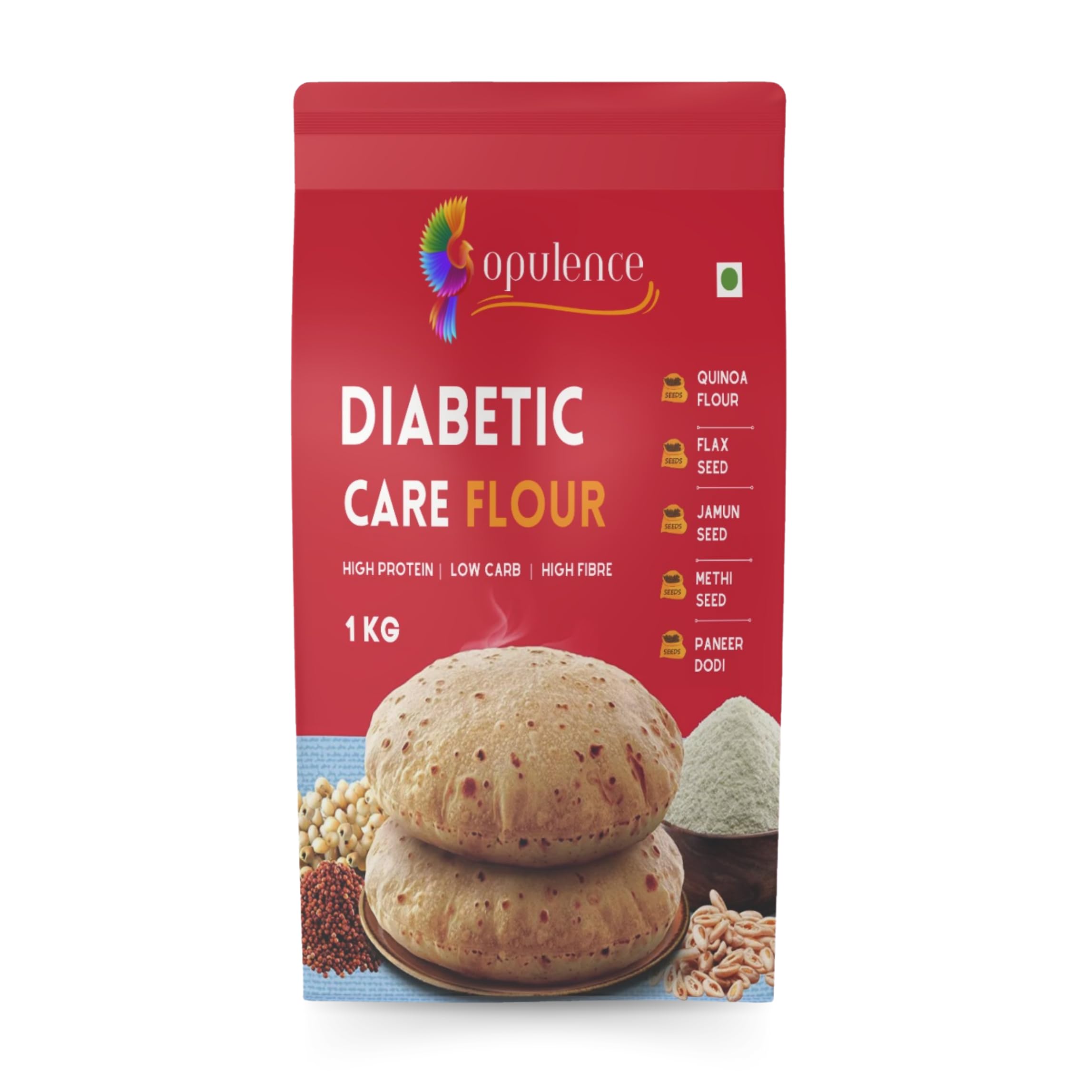 Opulence - Diabetic Care Flour 1KG | Low Carbs helps to manage ...