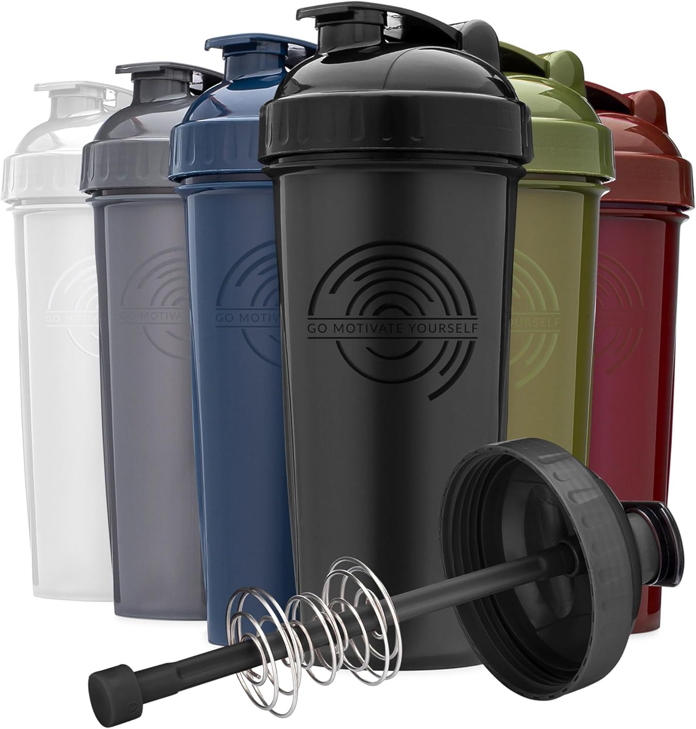 Amazon.com: GOMOYO 28-Ounce Shaker Bottle with Action-Rod Mixer ...