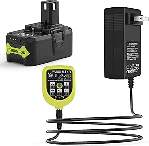Amazon.com: 6.0Ah Replacement for Ryobi 18V Battery and Dual Chemistry ...