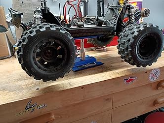 Amazon.com: Hobbypark Aluminum Alloy RC Car Work Stand Repair ...