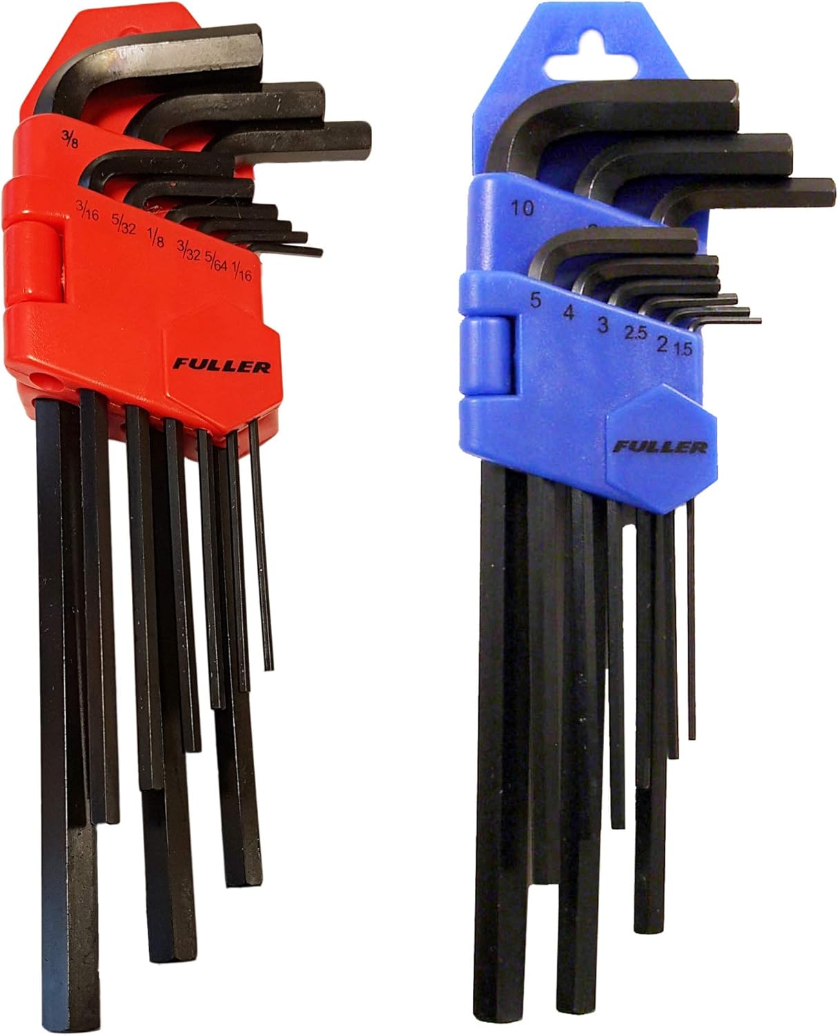 Fuller Tool 130-7822 22-Piece Combo SAE/Metric Long Arm Hex Key Set ...