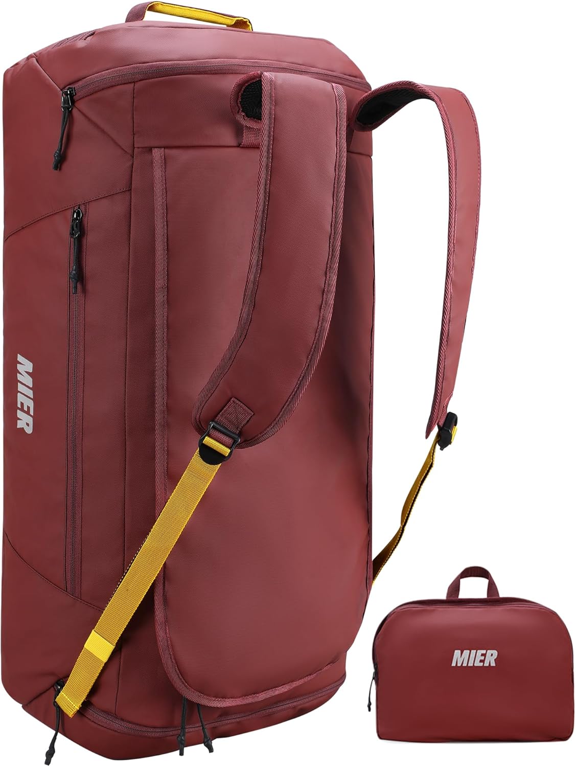 Amazon.com | MIER Foldable Travel Duffle Backpack Lightweight Large ...