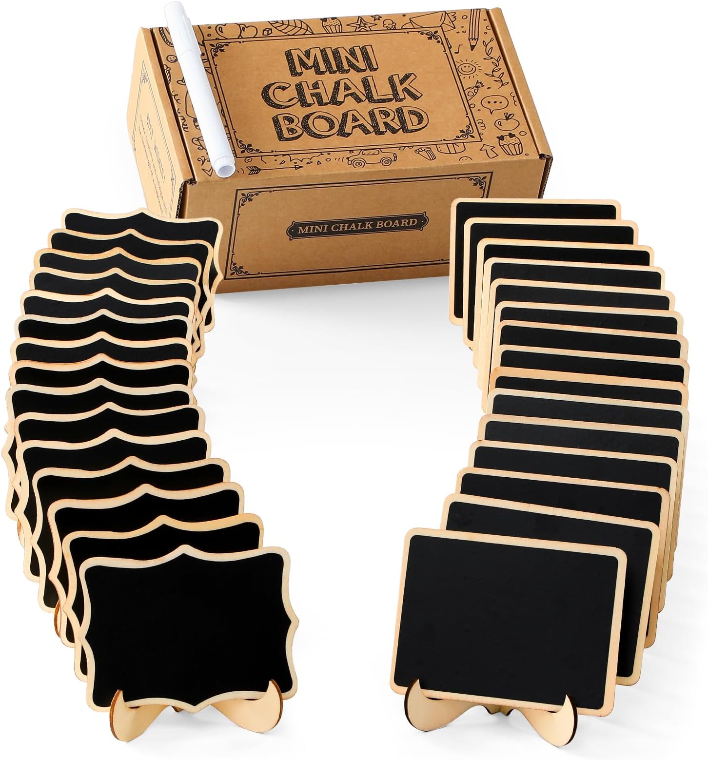 Amazon.com : UCEC Mini Chalkboard Signs, Food Labels for Party Buffet ...