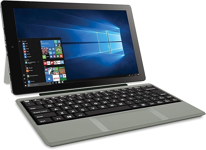 Amazon.com: RCA Cambio 10" 2-in-1 Notebook Tablet with 32GB Storage ...