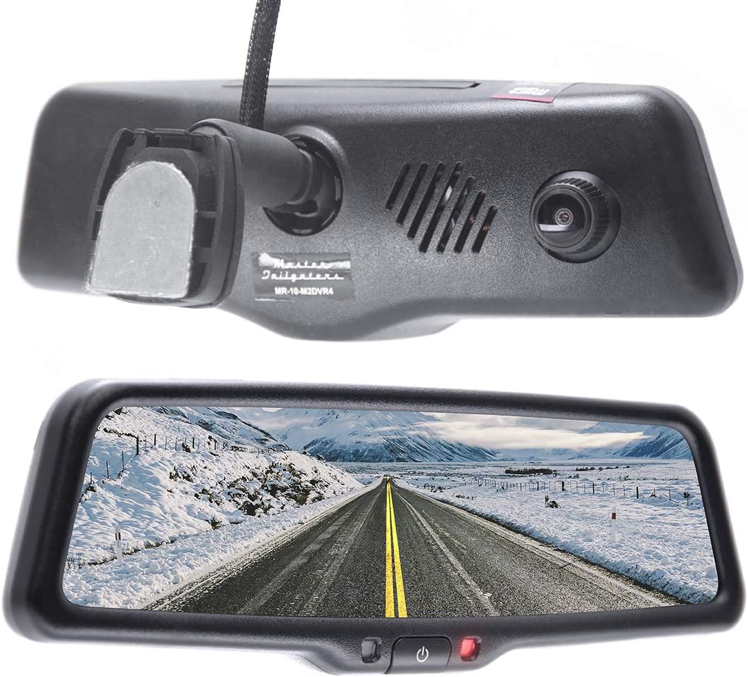 Amazon.com: Master Tailgaters 10” IPS LCD Rear View Mirror with 1080p ...