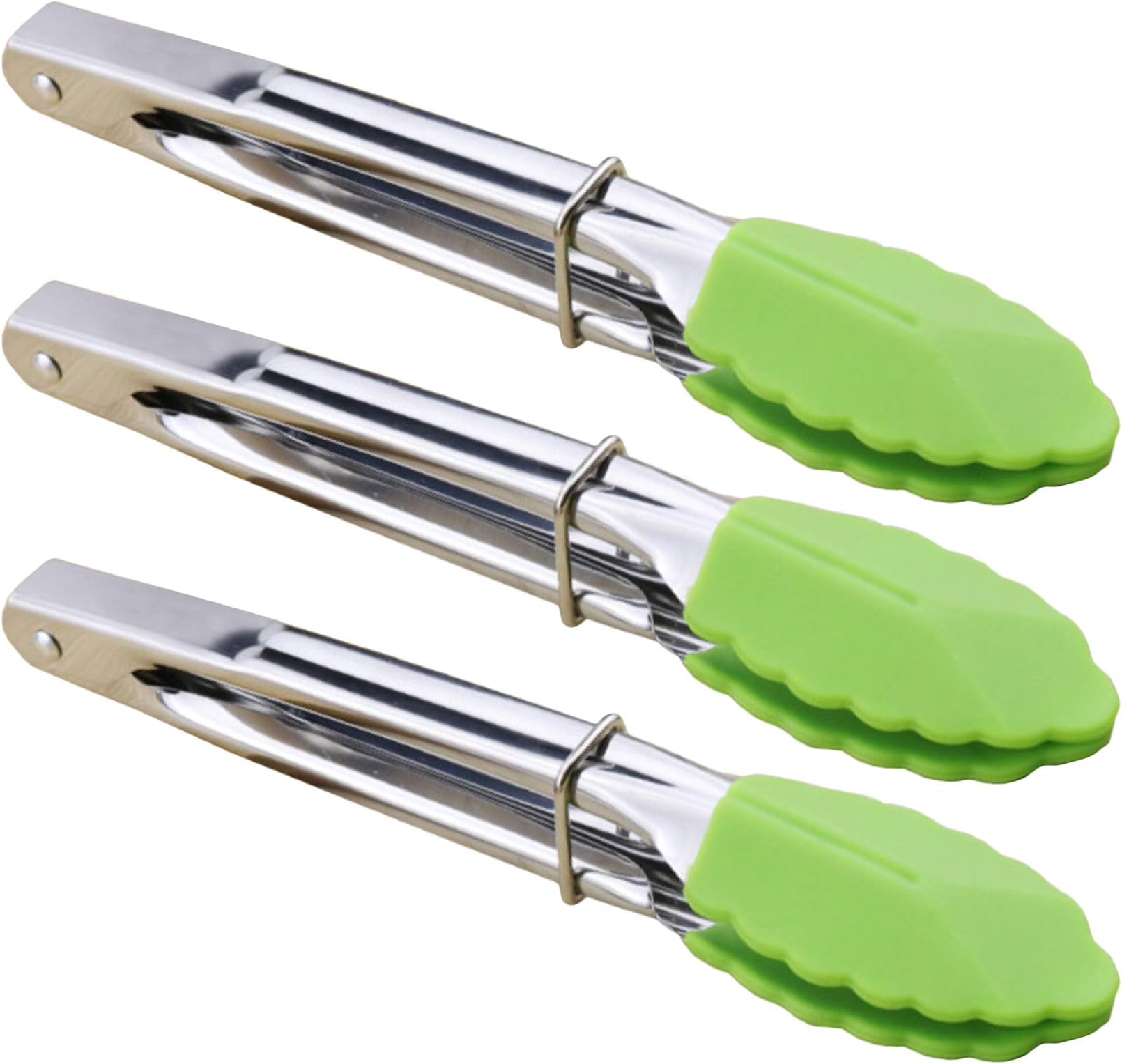 Amazon.com: Cuisinart 12" Squared Head Silicone Tongs: Home & Kitchen