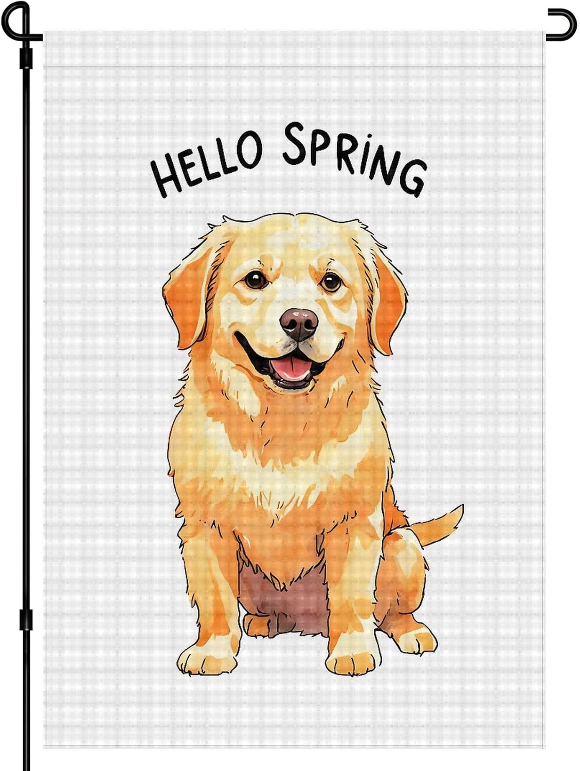 Amazon.com : Golden Retriever Dog Porch Flags - for Lawn Garden Deco ...