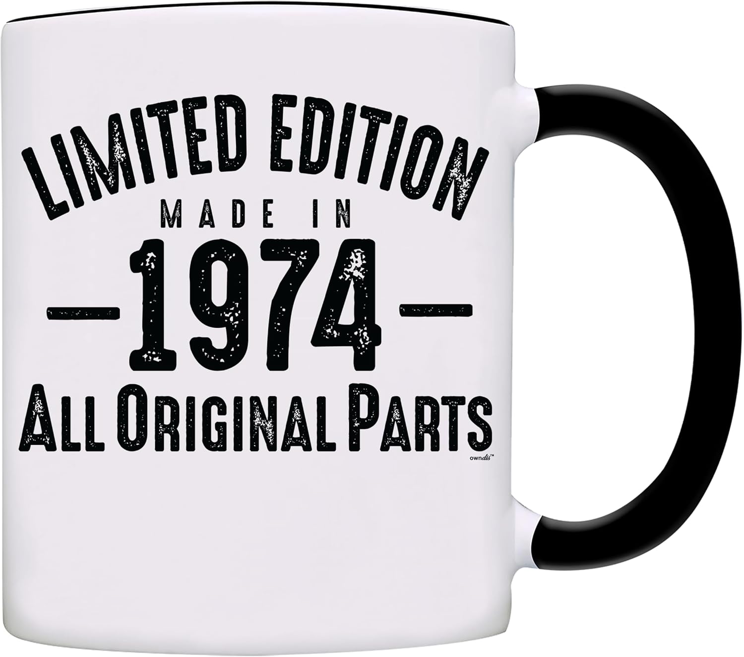 Taza de café de 1968-50th cumpleaños regalos edición limitada hecha en 1968 todas las piezas ...