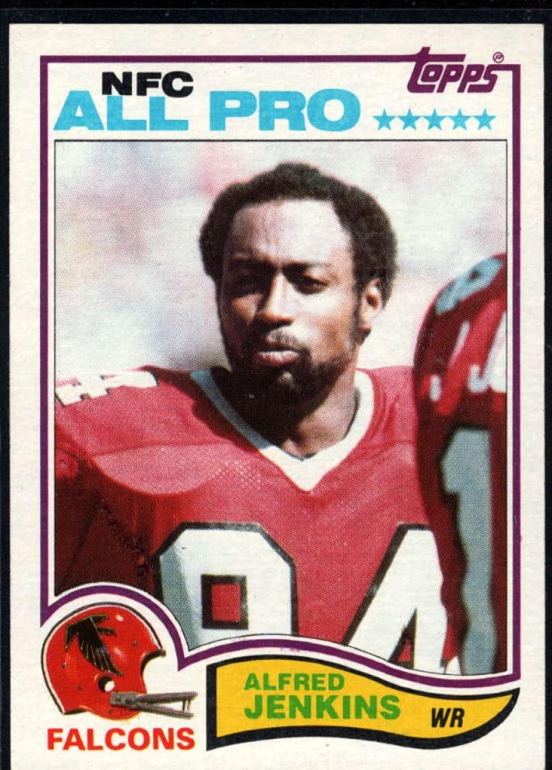 Amazon.com: Football NFL 1982 Topps #281 Alfred Jenkins AP Falcons ...
