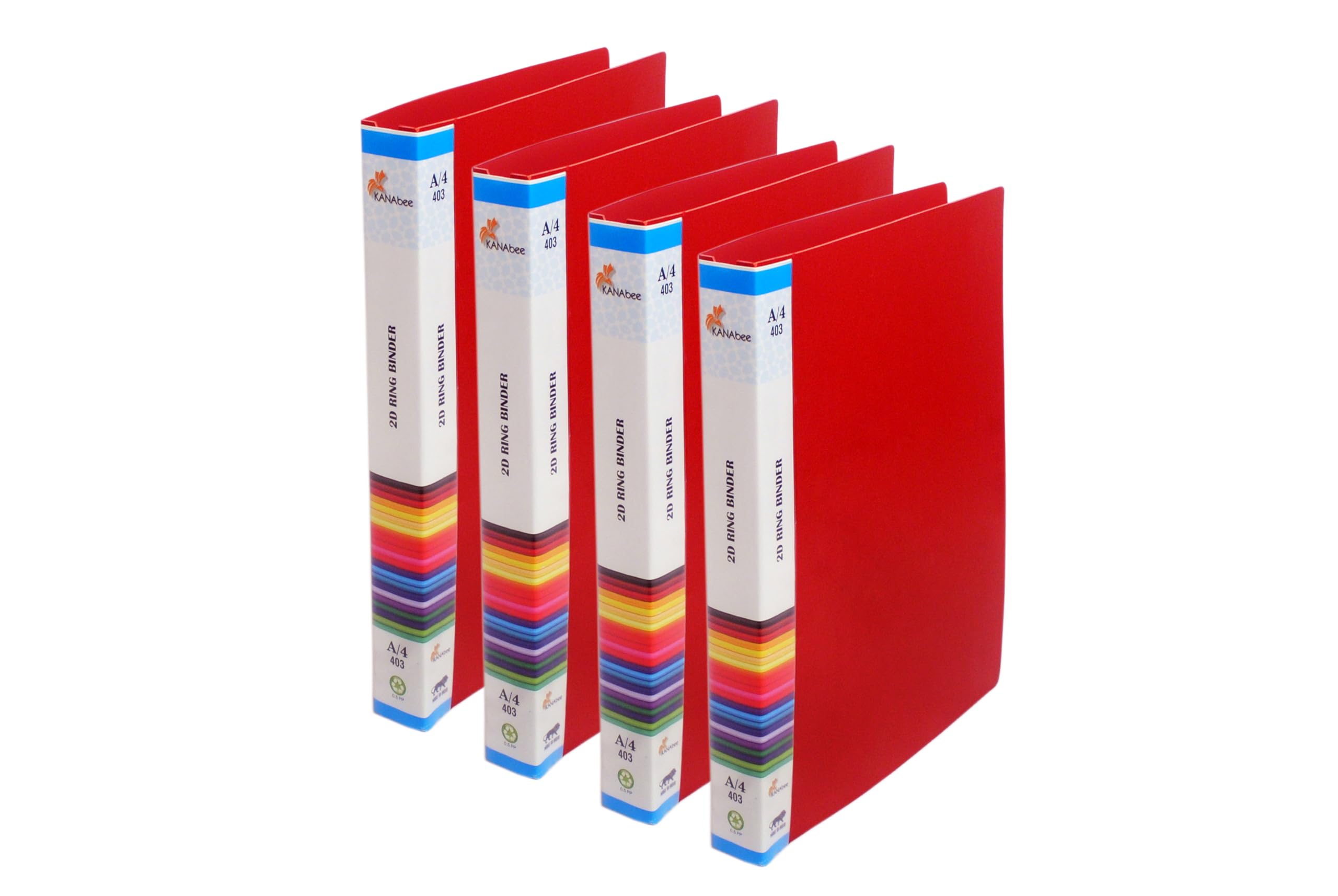 KANABEE 2D Ring Binder Plastic Box File -A4 Size | File for ...