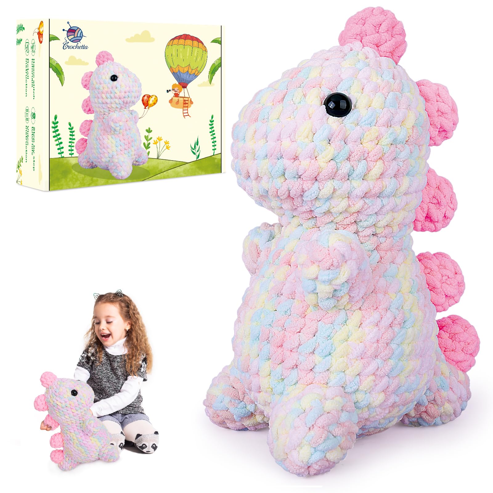 Snapklik.com : Crochetta Crochet Kit For Beginners, Amigurumi ...