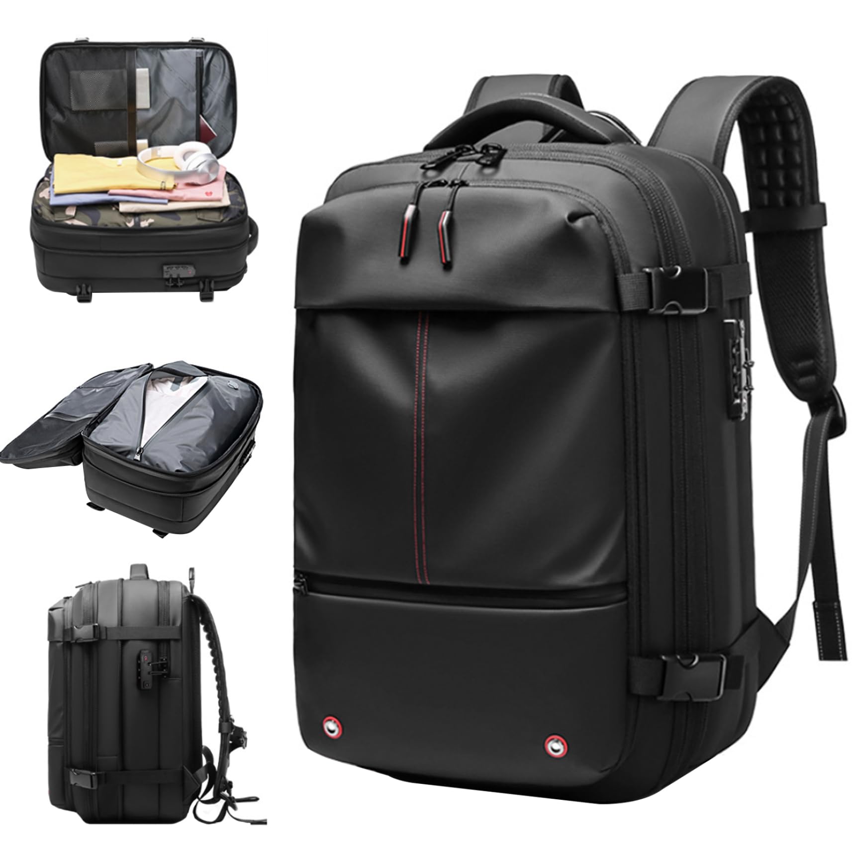 ggtuyt Space Saver Bags Vacuum Backpack Travel 60L Expandable Multi ...